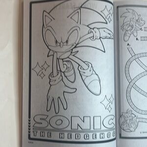 Sega | Video Games & Consoles | Sega Sonic The Hedgehog Jumbo Coloring ...